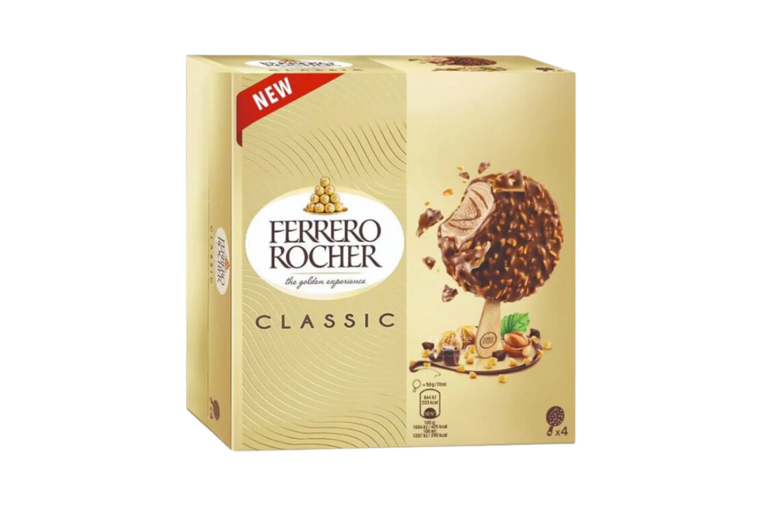 Ferrero Rocher Ice Cream Sticks Classic 4 X 70ml – uMart Singapore