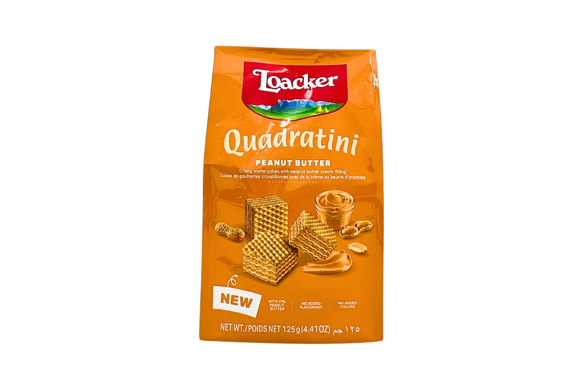 Loacker Quadratini Crispy Wafers Peanut Butter 125g – uMart Singapore