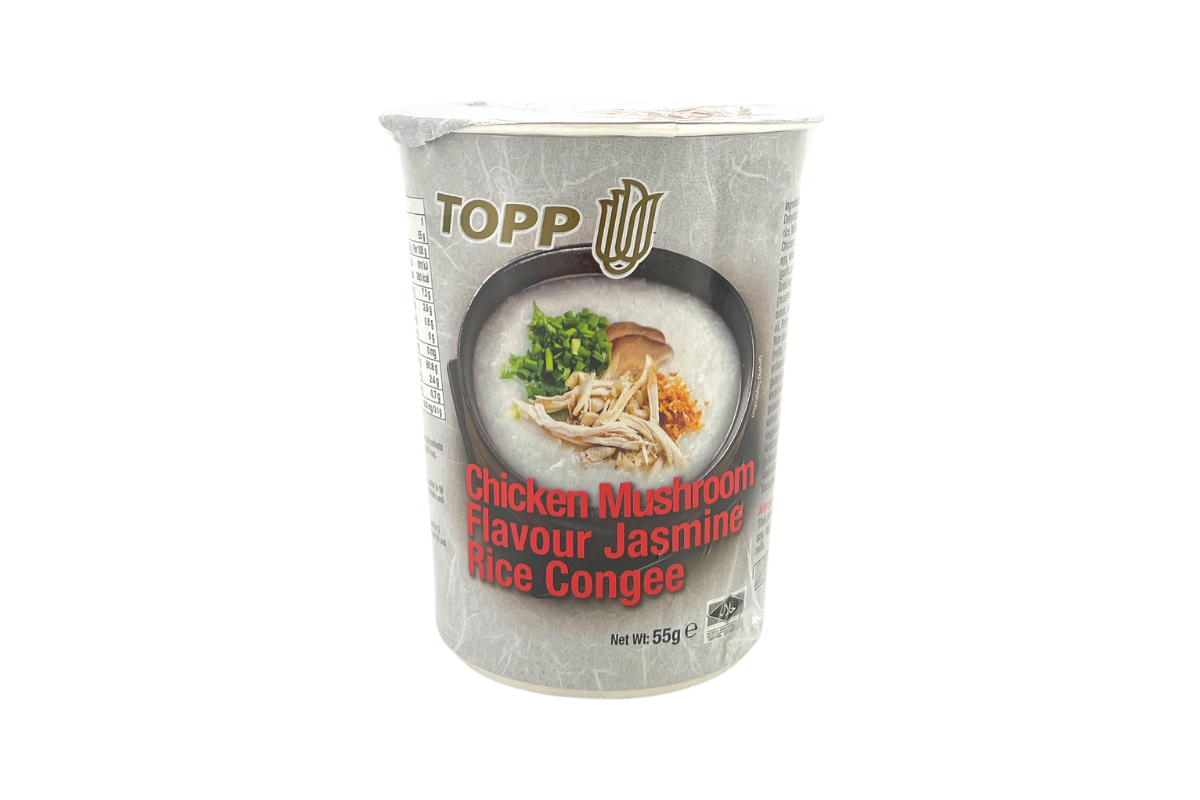 Topp Cup Instant Congee Chicken Mushroom 55g – uMart Singapore