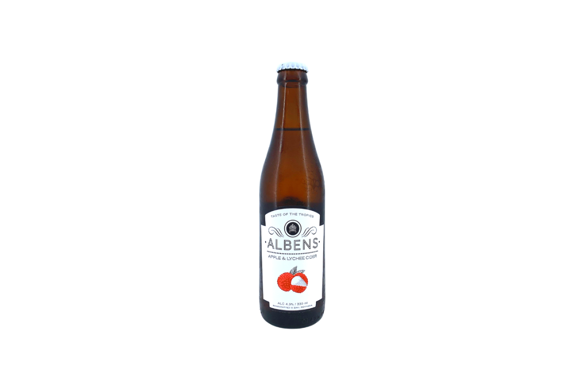 Albens Cider Apple & Lychee (Bottle) alc. 4.9% 330ml – uMart Singapore